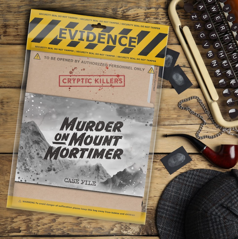 Murder on Mount Mortimer | Snowed-In Detective Game – Cryptic Killers